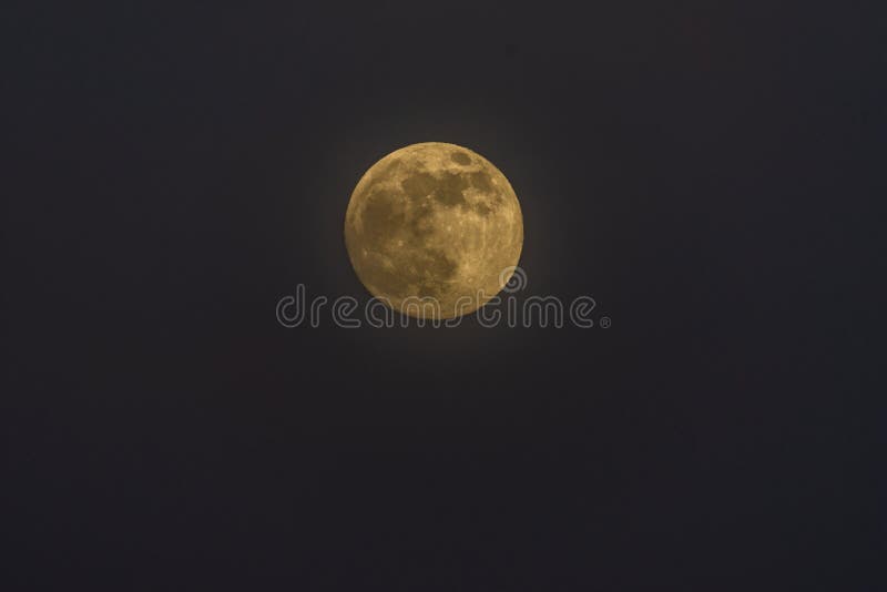 A yellow full moon stock photo. Image of good, full - 146016014