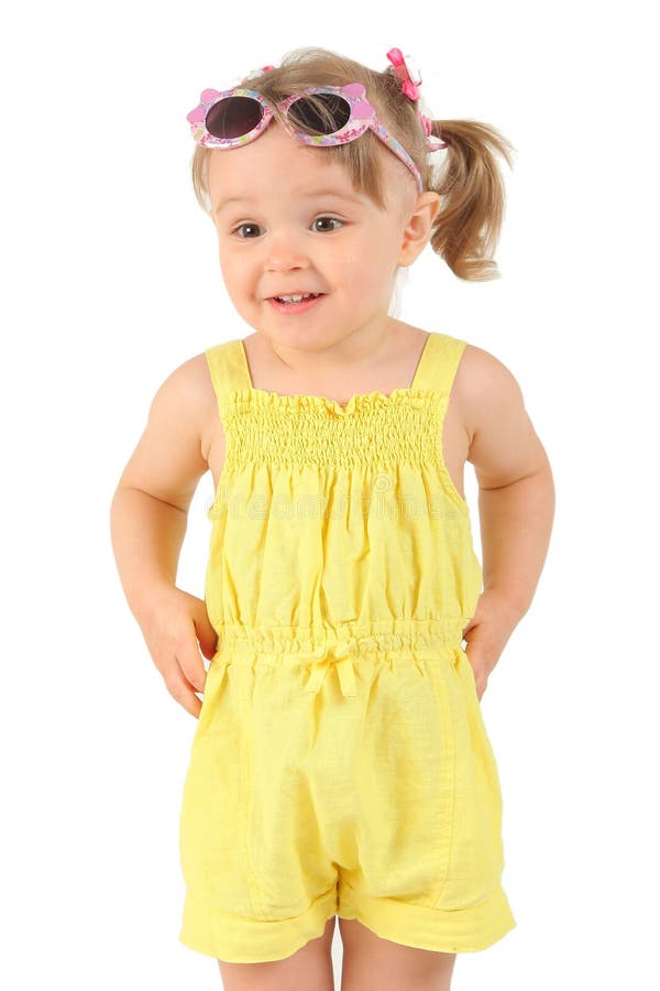 Yellow fun stock image. Image of happiness, preschooler - 30364173