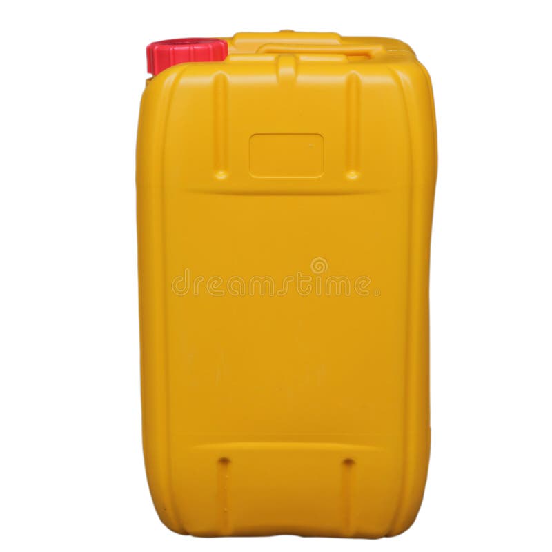 Yellow Gallon of Oil Mock Up Blank for Space Stock Photo - Image of ...