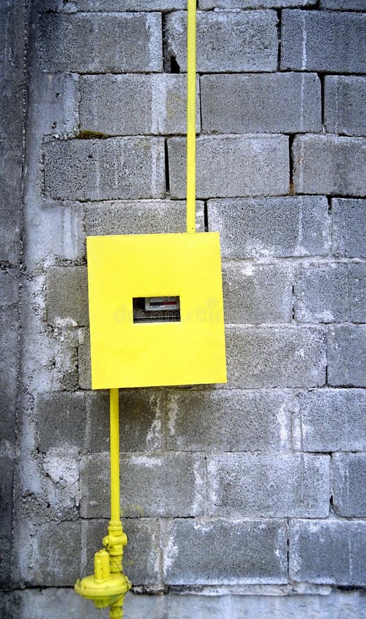 Yellow Gas Counter Picture. Image: 768017