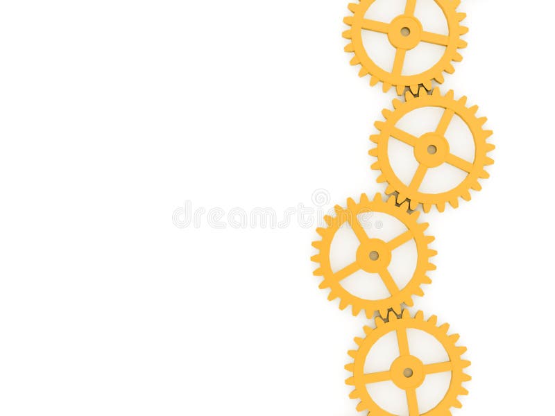 Red gears concept stock illustration. Illustration of mechanism - 41324827