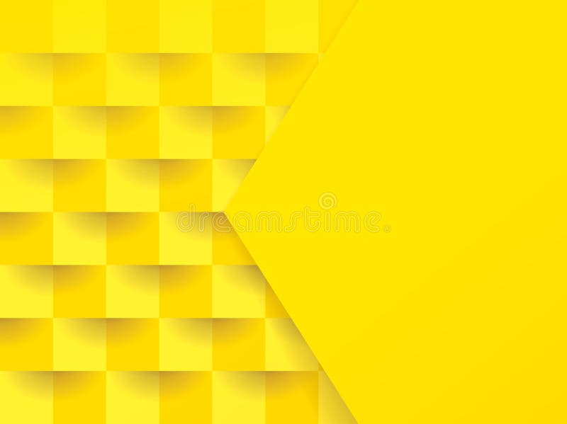 Yellow Geometric Pattern, Abstract Background Template. Stock Vector ...