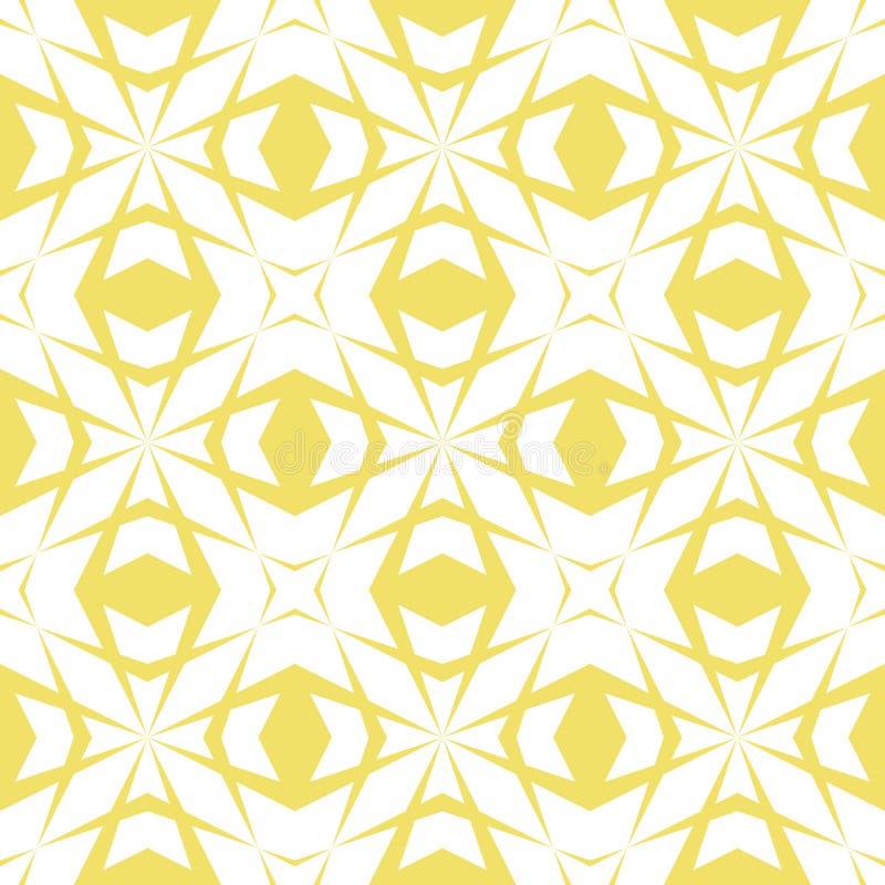 Yellow Geometric Seamless Pattern with Diamond Grid, Lines, Lattice ...