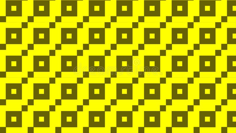 Yellow Geometric Square Background Pattern Stock Vector - Illustration ...