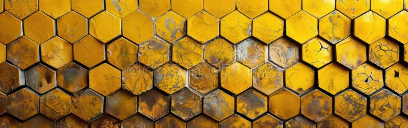 Yellow Geometric Tile Pattern: Abstract Seamless Rhombus, Diamond, and ...
