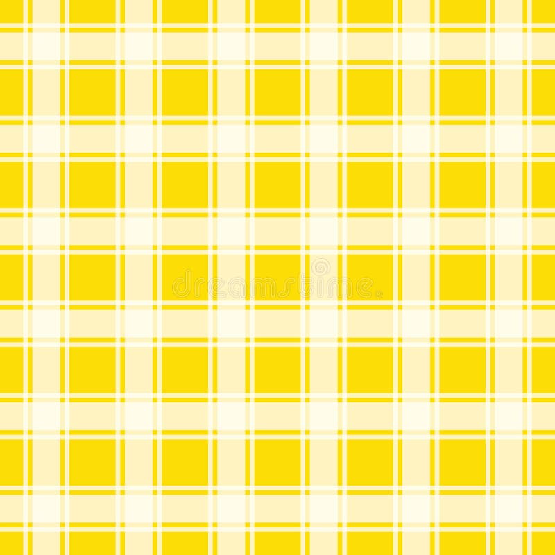 Yellow gingham stock illustration. Illustration of repeat - 31316654