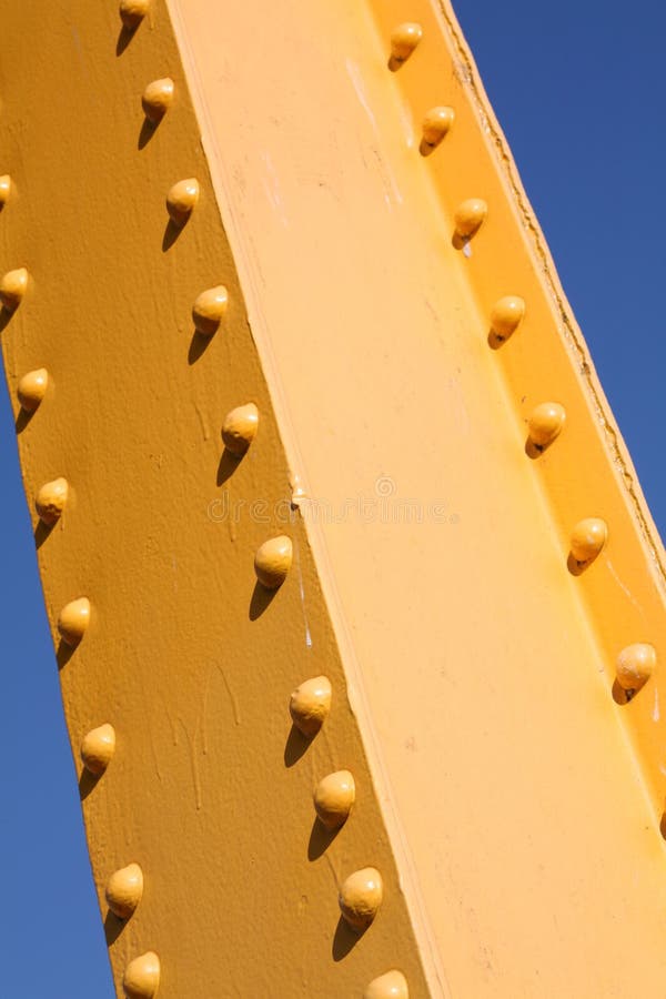 Girder with rivets stock image. Image of metal, support - 17143457