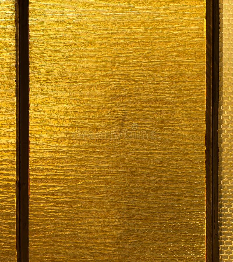 Yellow Glass Texture with Pattern Stock Photo - Image of deco, hard ...