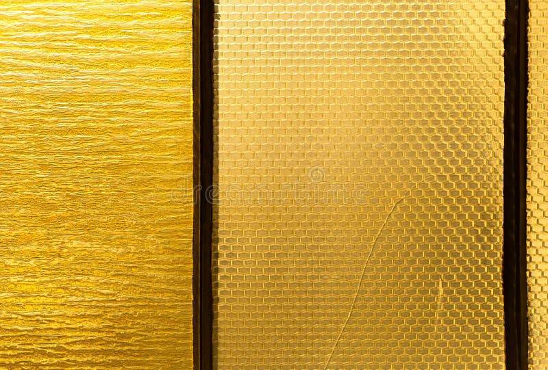 Yellow Glass Texture with Pattern Stock Photo - Image of deco, hard ...