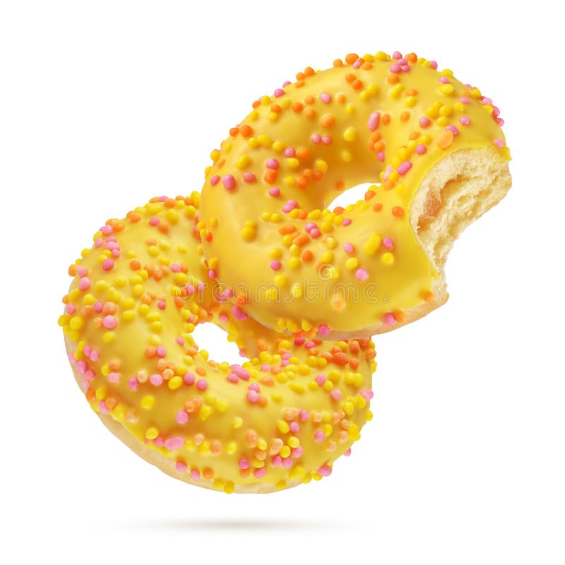 A yellow glazed donut stock photo. Image of pile, tasty - 12788594 A yellow glazed donut stock photo. Image of pile, tasty - 12788594