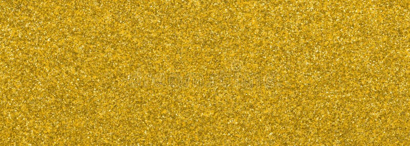 YELLOW GLITTER Sparkling Background with Bright Reflections and Many ...