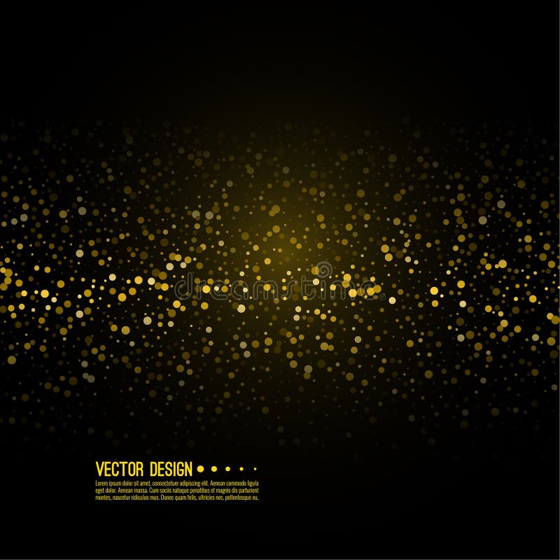 Yellow glitter texture. stock vector. Illustration of black - 234366004