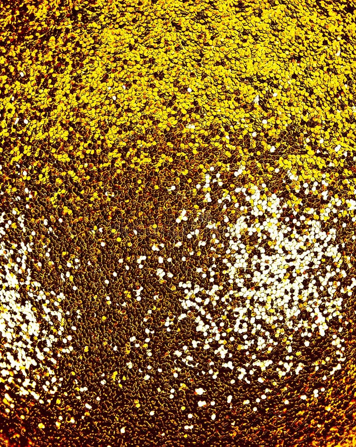 Yellow Glitter Texture, Holiday Abstract Texture Stock Image - Image of ...