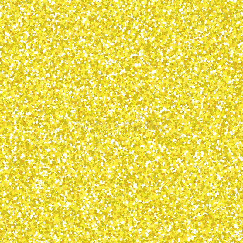 Yellow Glitter, Vector Texture Seamless Pattern Stock Vector ...