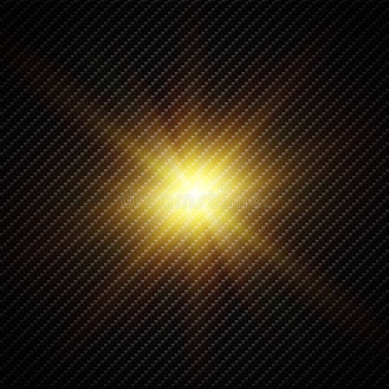 The Yellow Glowing Light Explodes with a Blast with a Transparent One ...