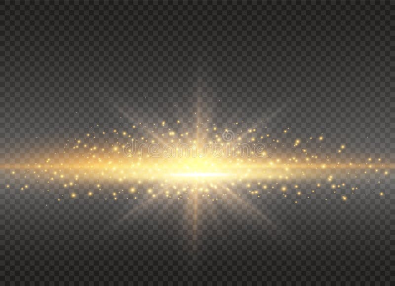 Yellow glowing light stock vector. Illustration of color - 154904266