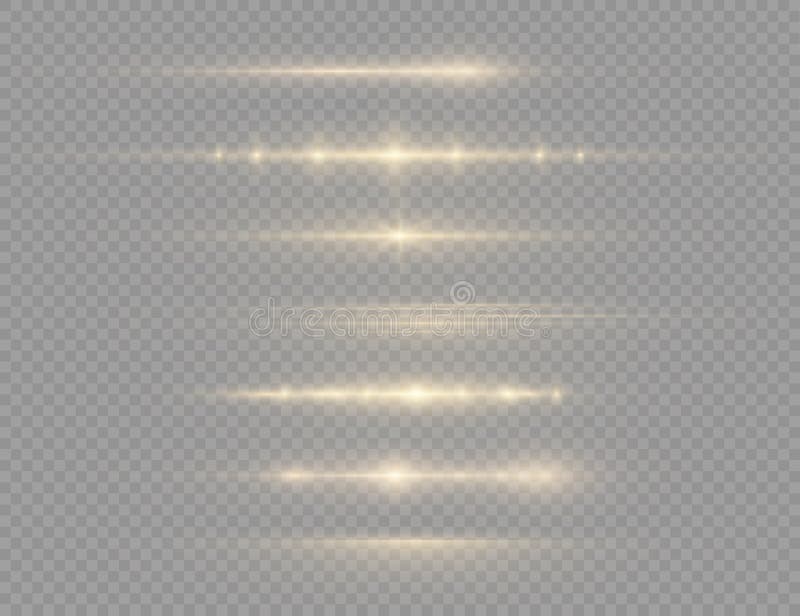 Yellow Glowing Light, Shining Sun, Bright Flash. Stock Vector ...