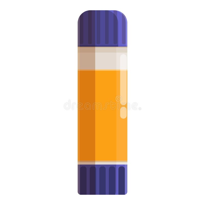 Yellow Glue Stick Being Used for Arts and Crafts Stock Illustration ...