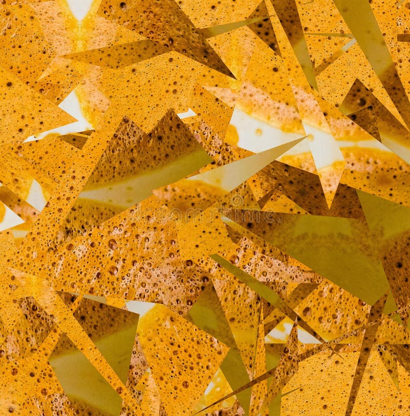 Yellow Gold Abstract Art Background Stock Photo - Image of gold ...