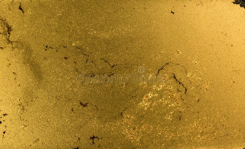 Yellow Gold Close Up Texture. Shiny Bright Background. Stock Image ...