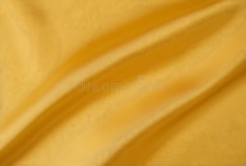 Yellow Gold Fabric Texture Background Top View Stock Illustration ...