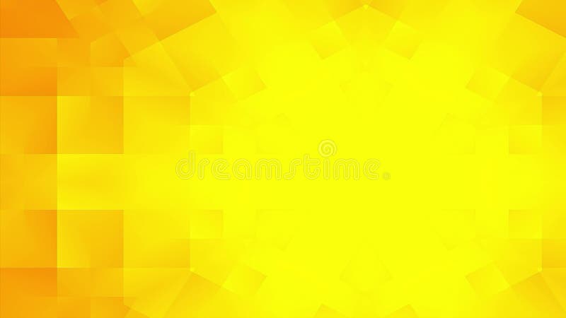 Yellow, Gold Pattern with Moving Squares, Like Rays Zoom Effect Stock ...