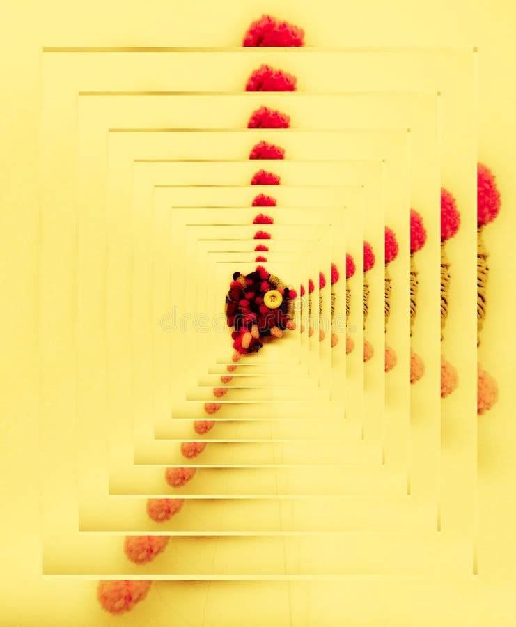 Yellow Gold Red Abstract Background Stock Illustration - Illustration ...