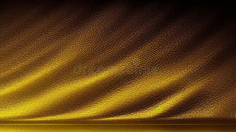 Yellow, Golden Fabric with Texture. the Surface is Made of Leather with ...