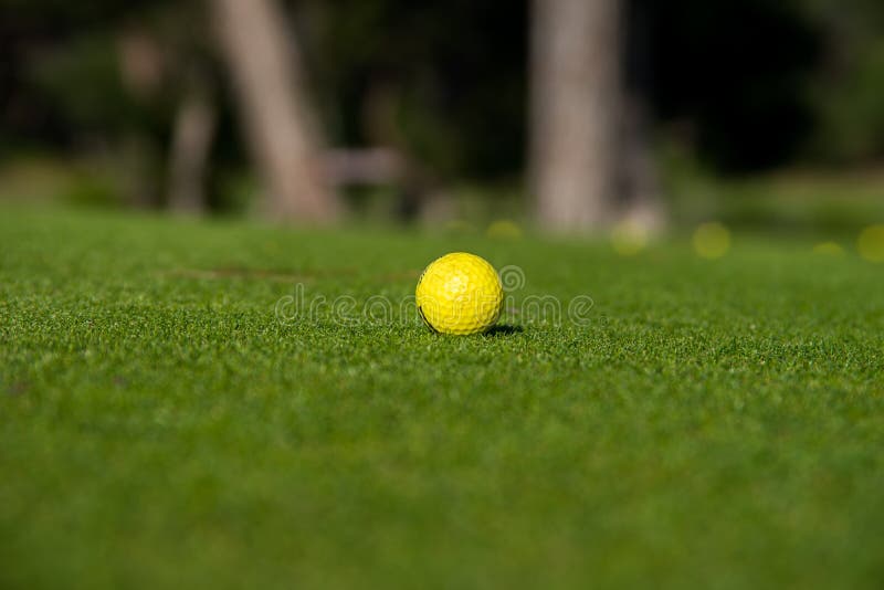 Yellow Golf ball stock photo. Image of outfit, miscellaneous - 68506000