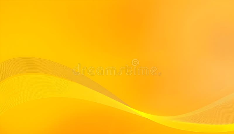 Yellow Gradient Abstract Background with Line Waves Shape Stock ...