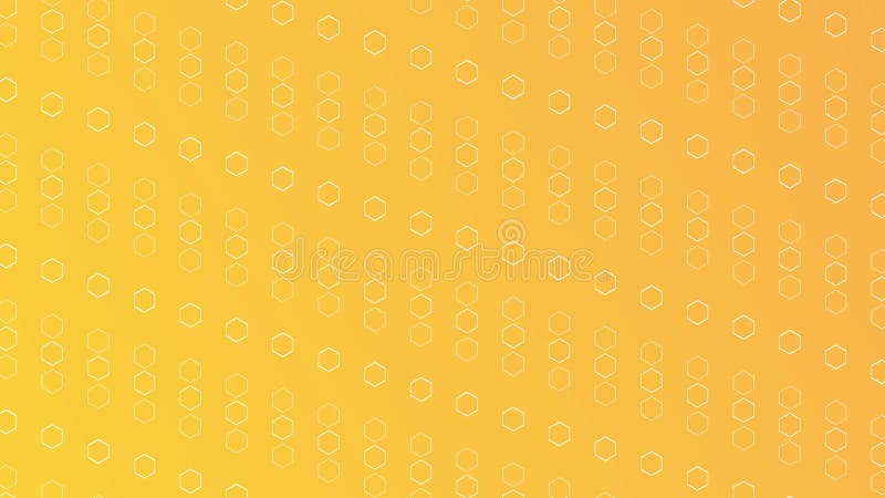 Yellow Gradient with Hexagonal Columns, Seamless Looping Animation. Stock Footage - Video of ...