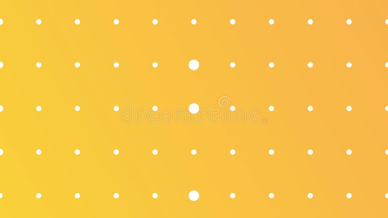 Yellow Gradient with Dots Grid, Seamless Looping Animation. Stock Video ...