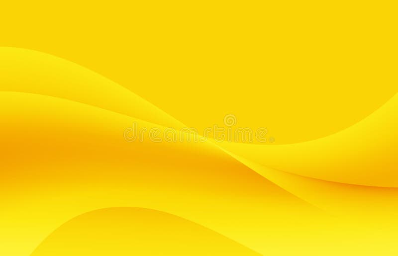 Yellow Gradient or Shadow Abstract Background with Curved Pattern ...