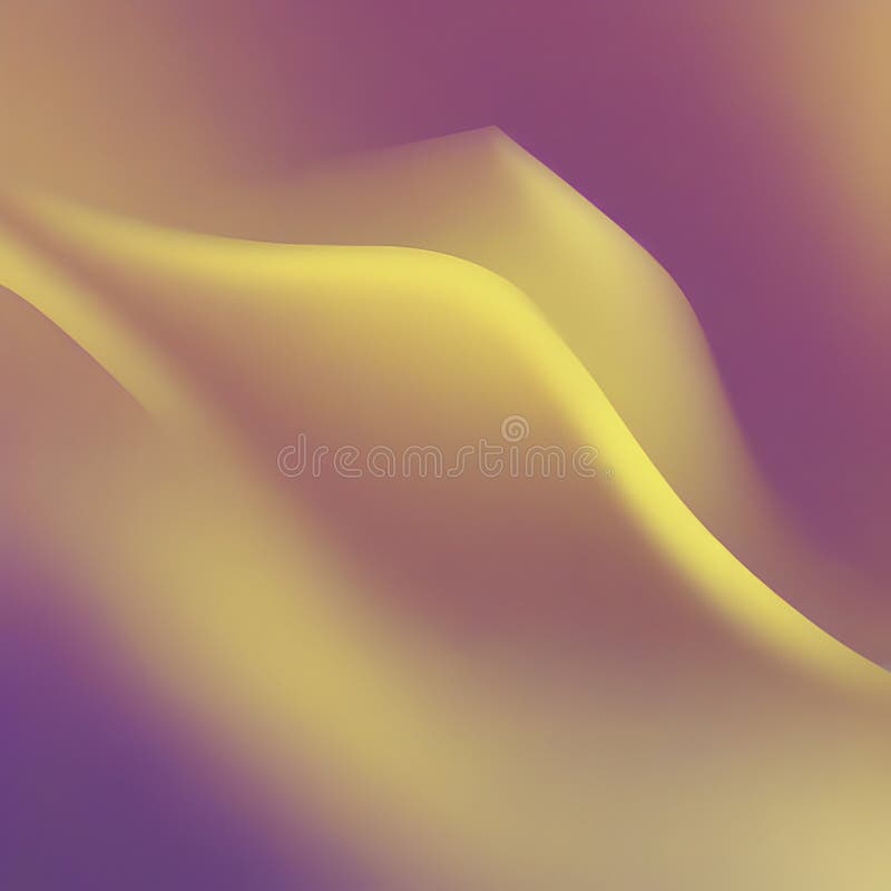 Yellow Gradient with Smooth Color Transitions. AI-Generated. Stock ...