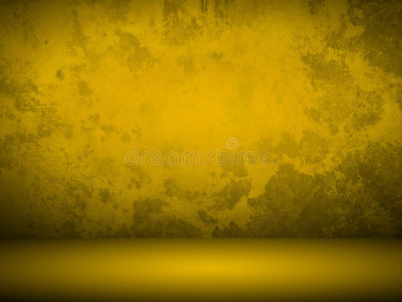 Yellow Gradient Wall. Blank Studio Room. Plain Studio Background Stock ...