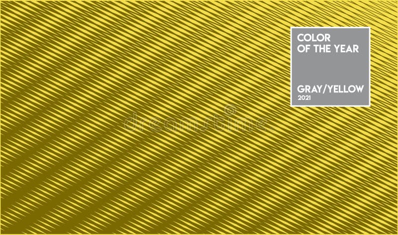 Yellow and Gray Color Sample. Vector Stock Illustration - Illustration ...