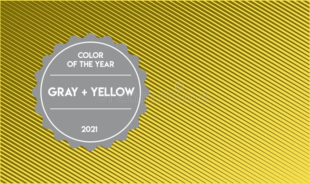 Yellow and Gray Color Sample. Vector Stock Vector - Illustration of ...