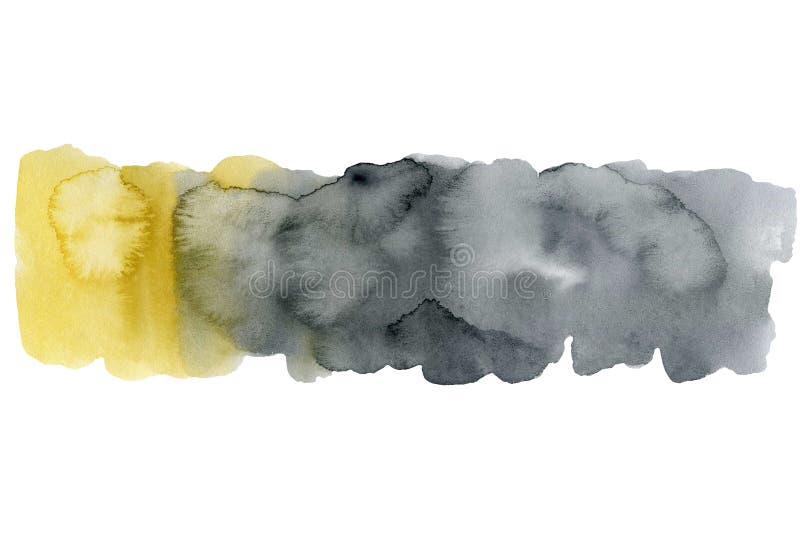 Yellow Gray Gradient, Background Abstract, Texture Watercolor, Stain ...