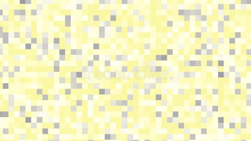 Yellow and Gray Pixelated Abstract Background Stock Illustration ...