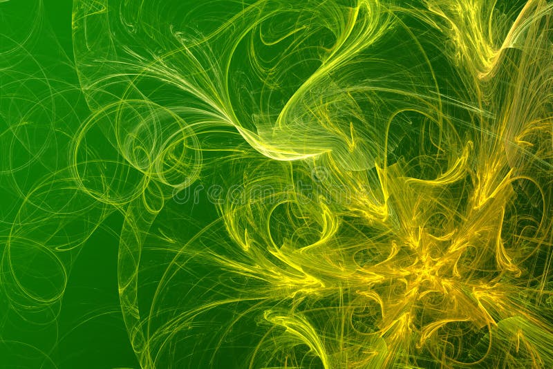 Yellow-green Abstract Background Stock Illustration - Illustration of ...