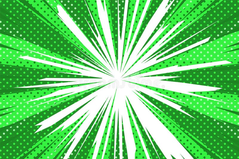 Yellow-green American Comic Style Background Stock Vector ...