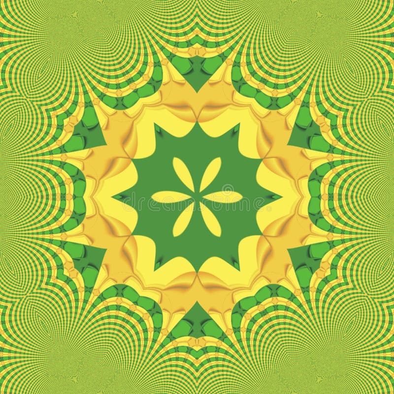 Yellow Green Background Abstract Shapes Blurs Textures Stock ...