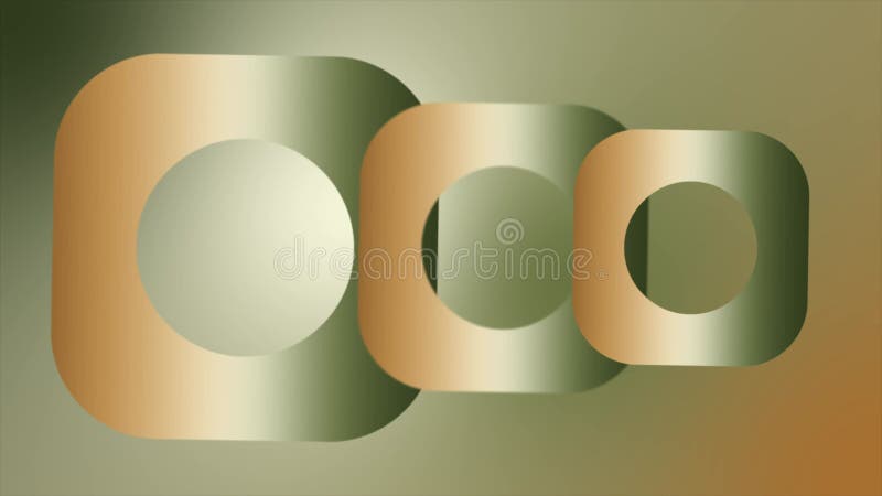 Yellow and Green Gradient Color Rotating Square Background Stock ...