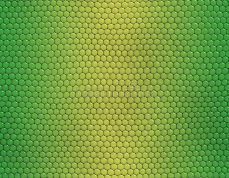 Yellow and Green Gradient Snake Skin Pattern, Hexagonal Scale Stock ...