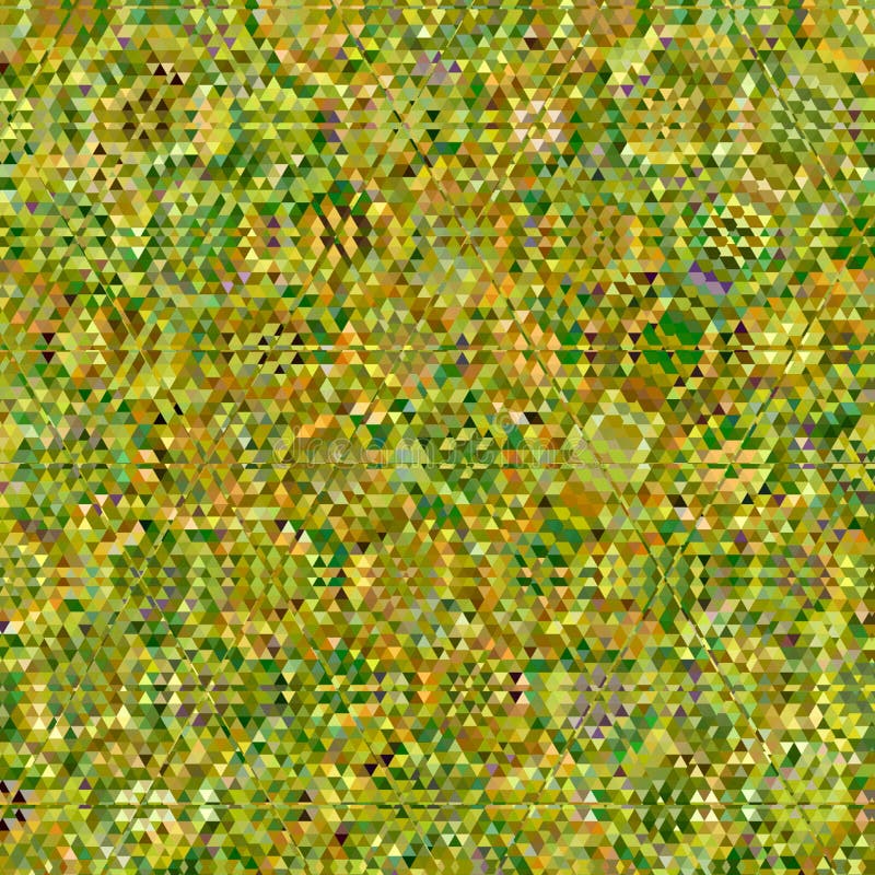 Abstract Yellow and Green Low Poly Background Continuous Pattern Stock ...