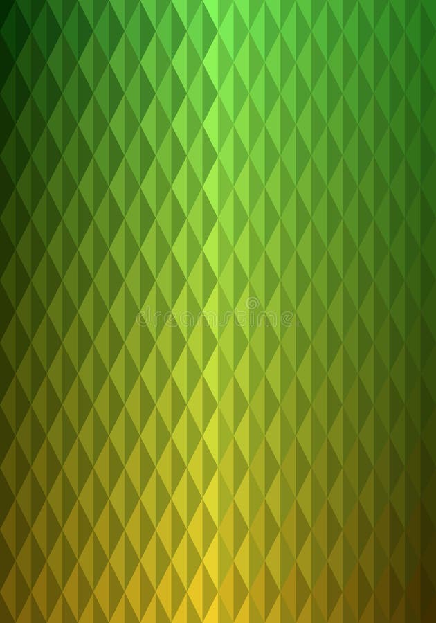 Yellow Green Rhombus Shape Background Pattern Stock Vector ...
