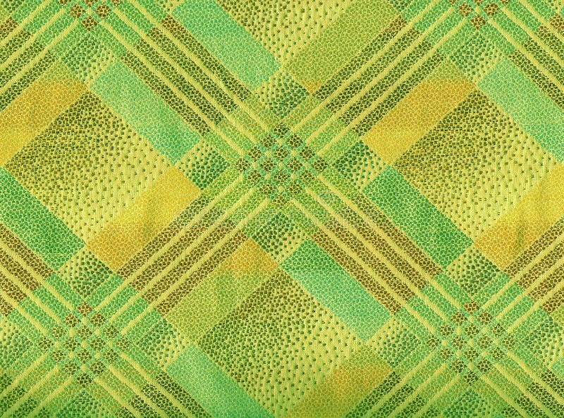Yellow and Green Tartan Textile; Stock Photo - Image of spring ...
