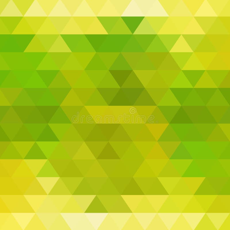 Yellow and Green Triangle. Abstract Vector Background. Eps 10 Stock ...