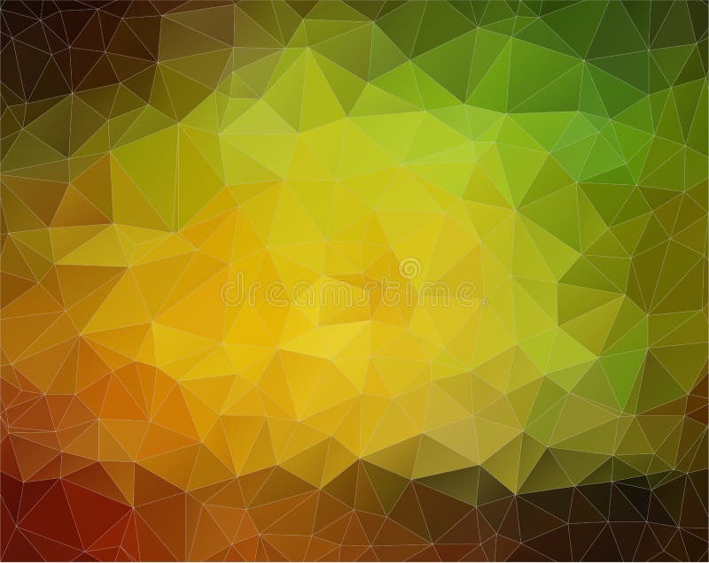 Abstract Green Triangle Background Stock Vector - Illustration of space ...
