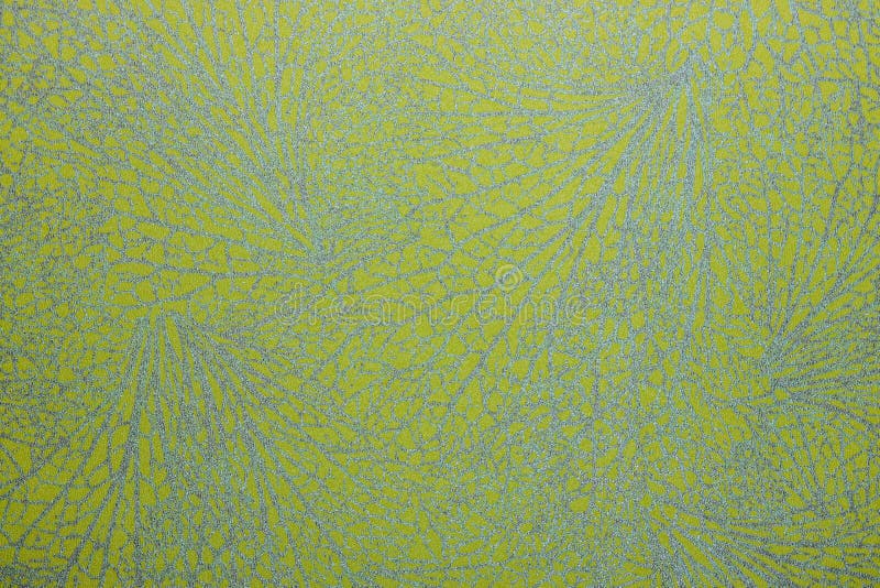 Yellow-green Wallpaper Background Texture with a Repeat Pattern Stock ...